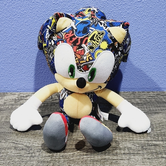 Sega | Toys | Toy Factory Sonic The Hedgehog Sticker Bomb Sega Plush ...